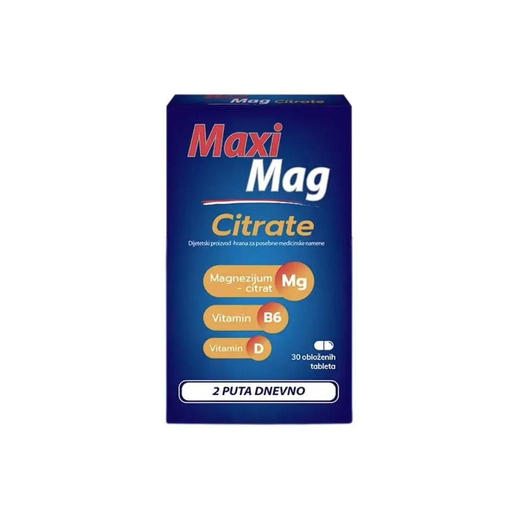 Dr.Theiss Tablete Maxi Mag Citrate, 30 tableta