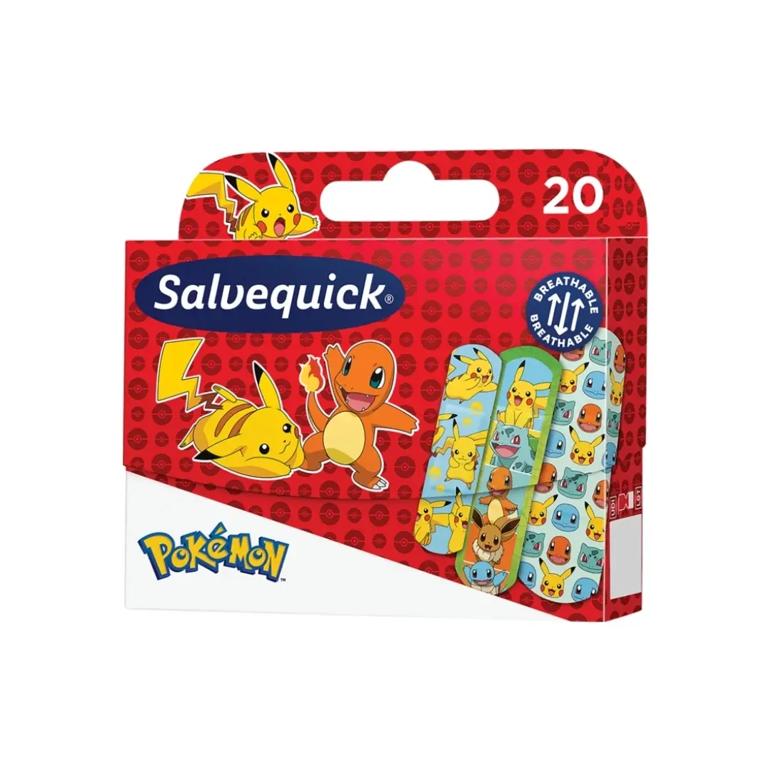 Salvequick Flaster za decu Pokemon, 20 komada