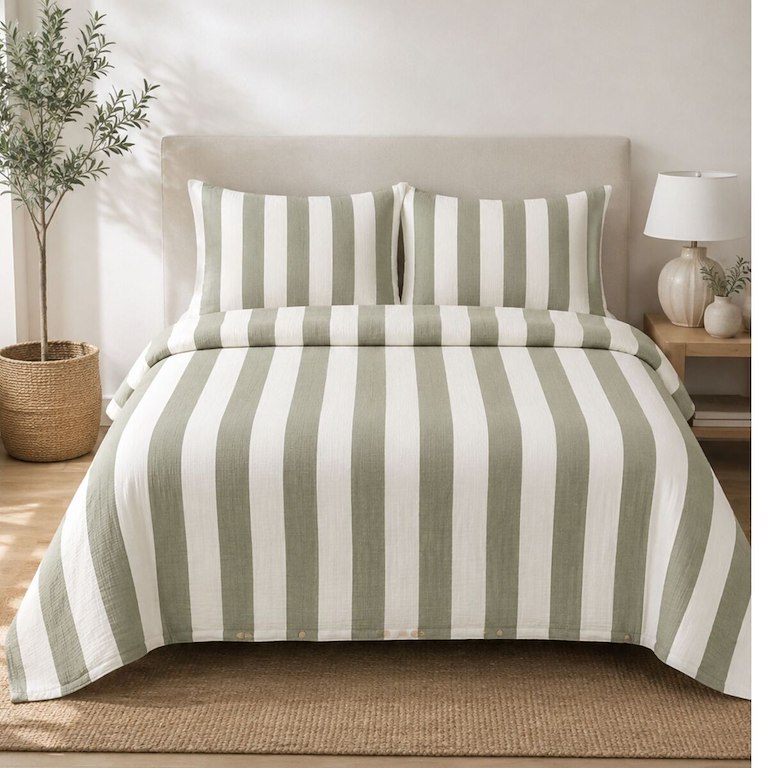 Dekordom Posteljina muslin lux double - greenID: EK000901476