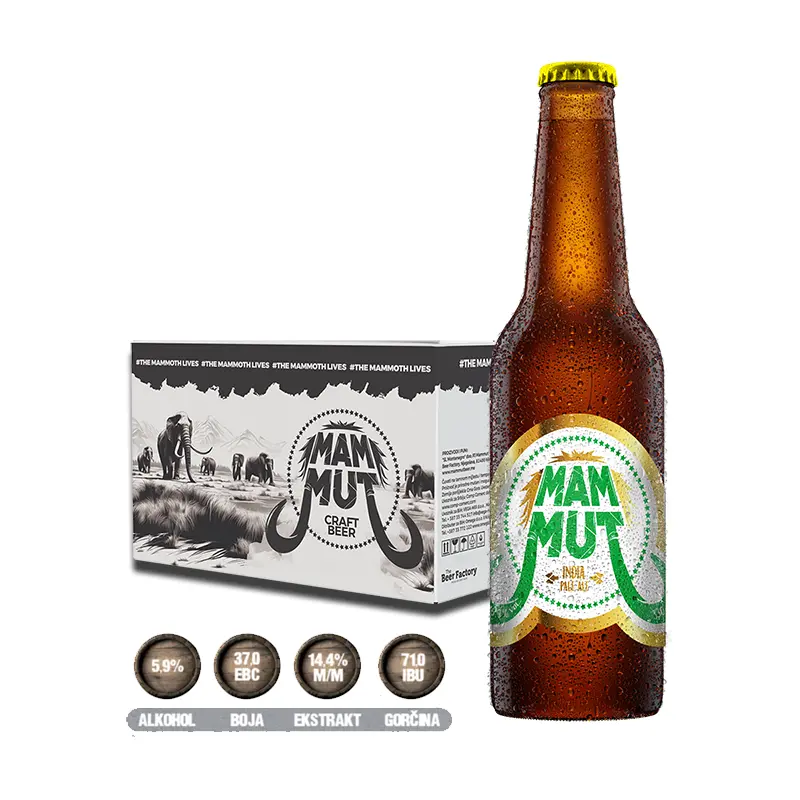 MAMMUT Kraft pivo India Pale Ale, 5.9%AL, 0,33l