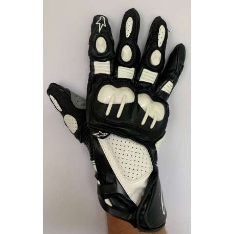 MOTO RUKAVICE ALPINESTARS S1 CRNO - BELE