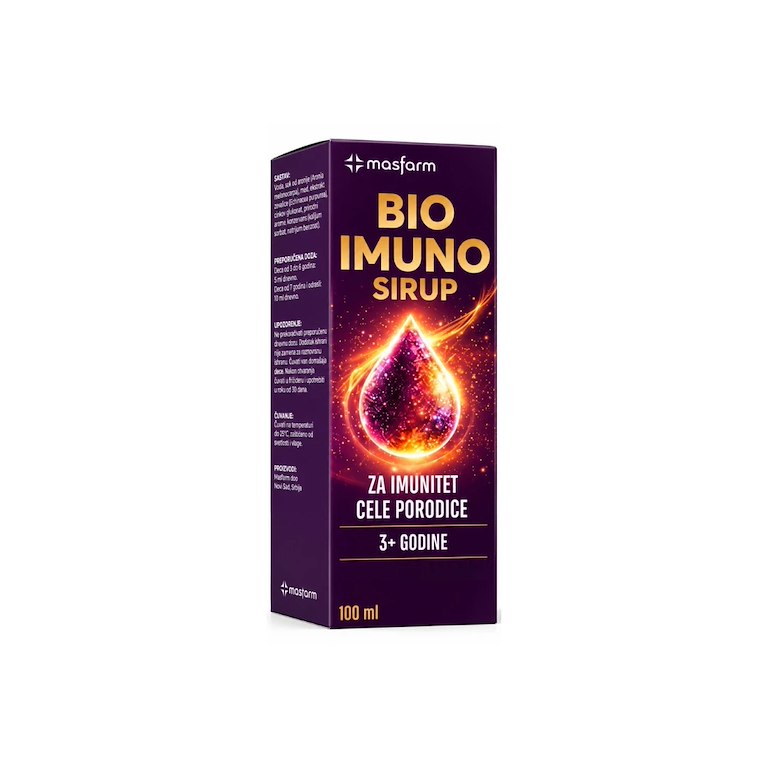 MASFARM Bio Imuno Sirup za Podršku Imunitetu 100 mL