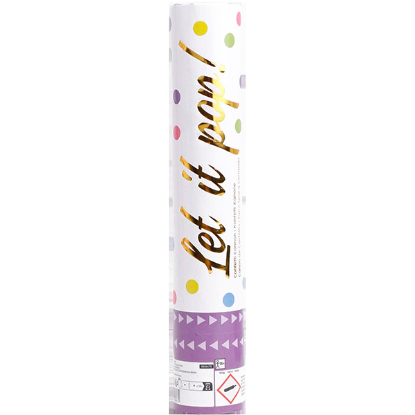 Confetti cannon multicolor 28cm