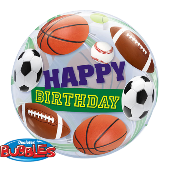 22" Bubble bday sport ball