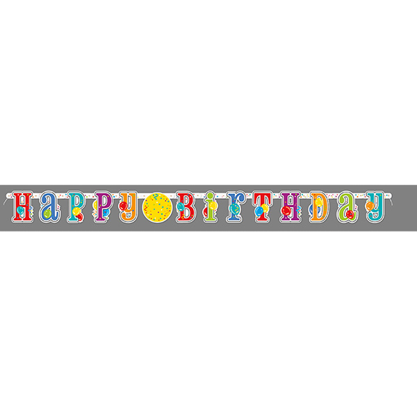 Banner happy birthday unique