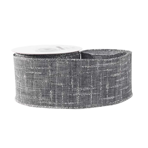 Ribbon grey silver glitter pattern