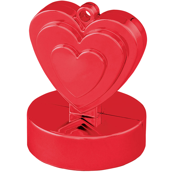 Weight heart red