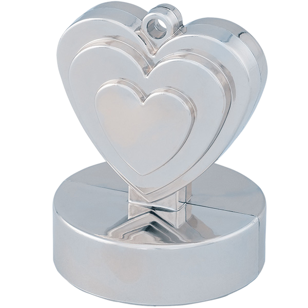 Weight heart silver
