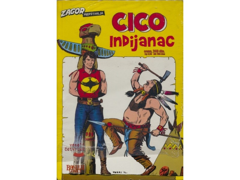 Zagor predstavlja VČ 4 Cico indijanac CELOFAN