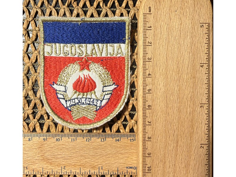 amblem SFRJ vezeni Jugoslavija 1943.god.