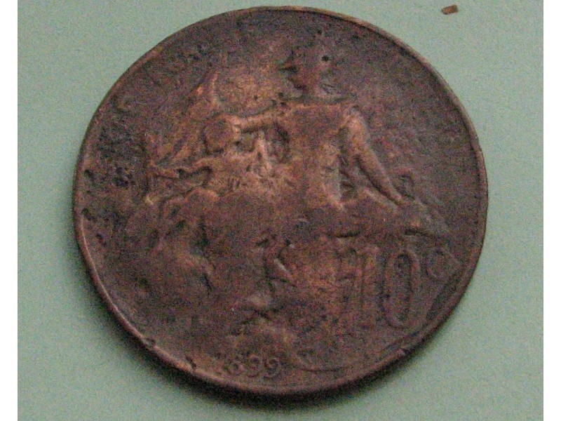 = FRANCUSKA - 10 Centimes 1899