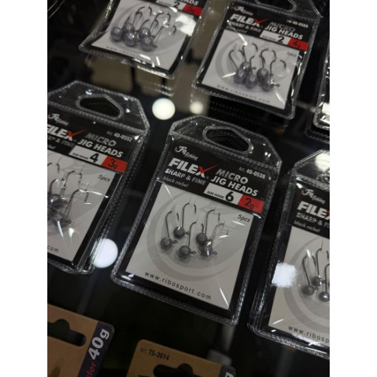 FILEX MICRO JIG HEADS VEL 6 1GR 5KOM 40-0521