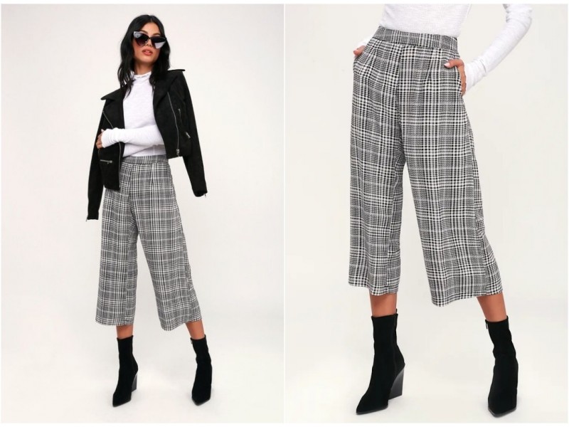 **KAPRI** karirane pantalone, NOVO