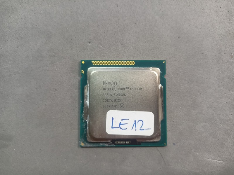 I7-3770 8M Cache, up to 4 x 3.90 GHz LGA 1155 # LE 12