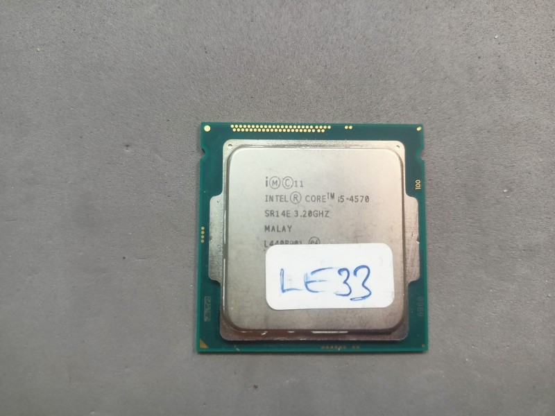 I5-4570 6M Cache, 4 x 3.60 GHz LGA 1150 # LE 33