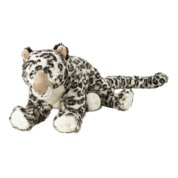 Plišana igračka, snežni leopard/dezenirano bela, 52 cm