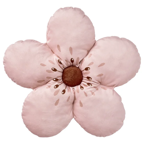 Jastučić, roze/u obliku cveta, 47 cm