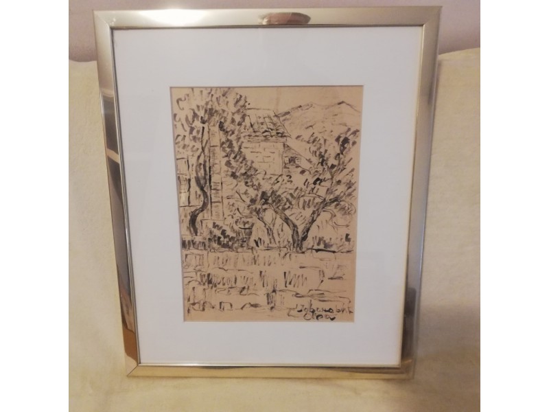 akademski slikar=49x41cm sa ramom