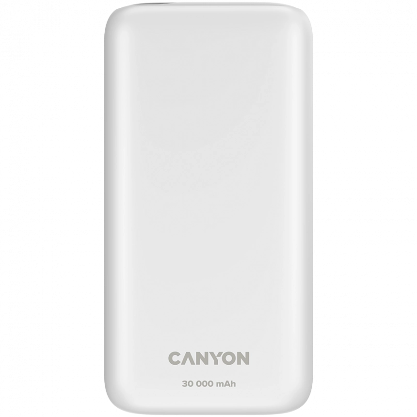 CANYON power bank PB-301 LED 30000 mAh PD 20W QC 3.0 White