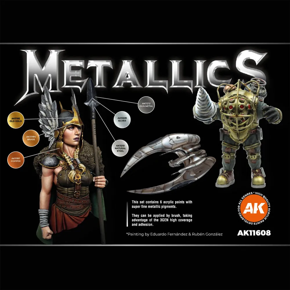 Metallics Colours Set