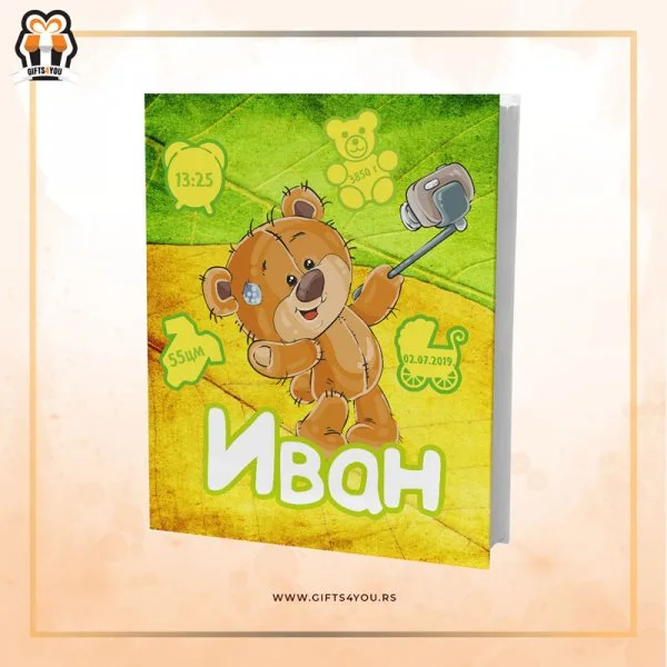 Dečiji foto album – teddy bear