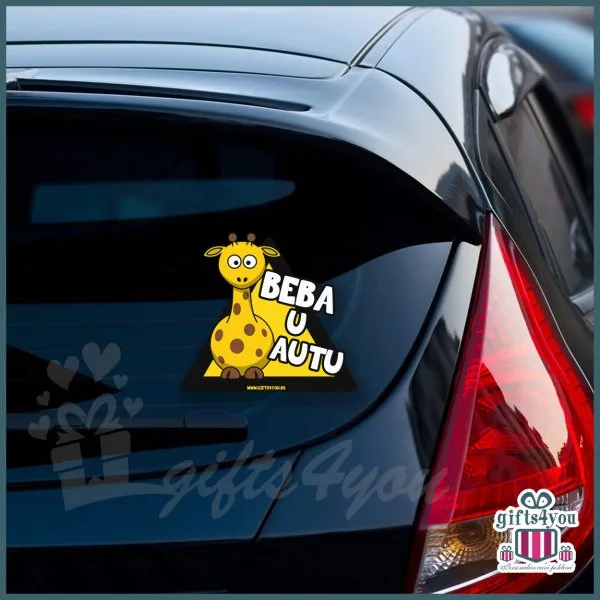 Beba u autu – Žirafa