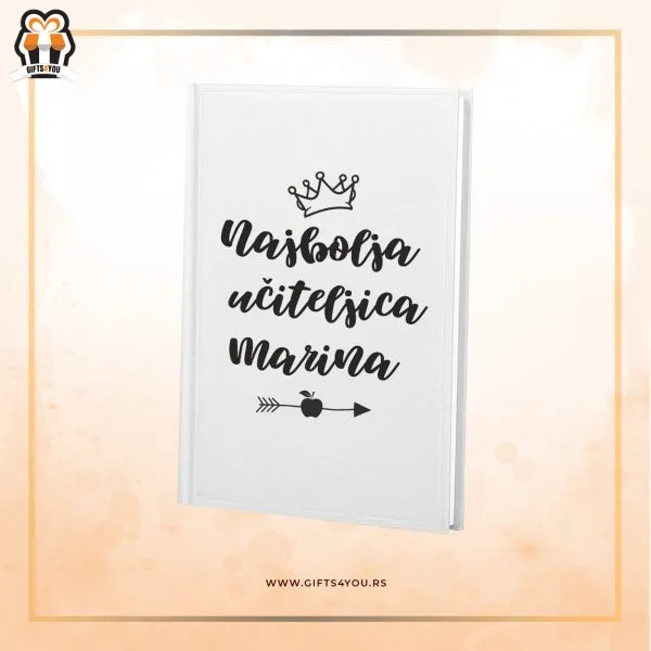 Personalizovani rokovnik – najboljoj učiteljici
