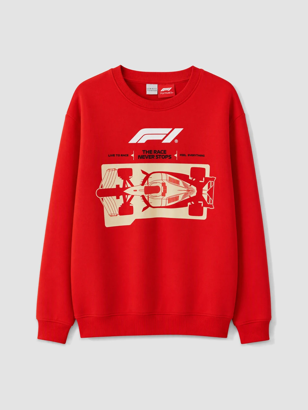 LCW Kids Dečačka Debela Dukserica Sa Formula 1 Printom