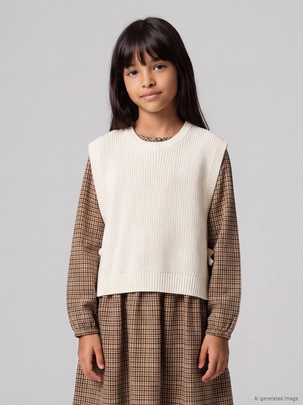 LCW Kids Devojačka Haljina I Džemper Od Gabardina