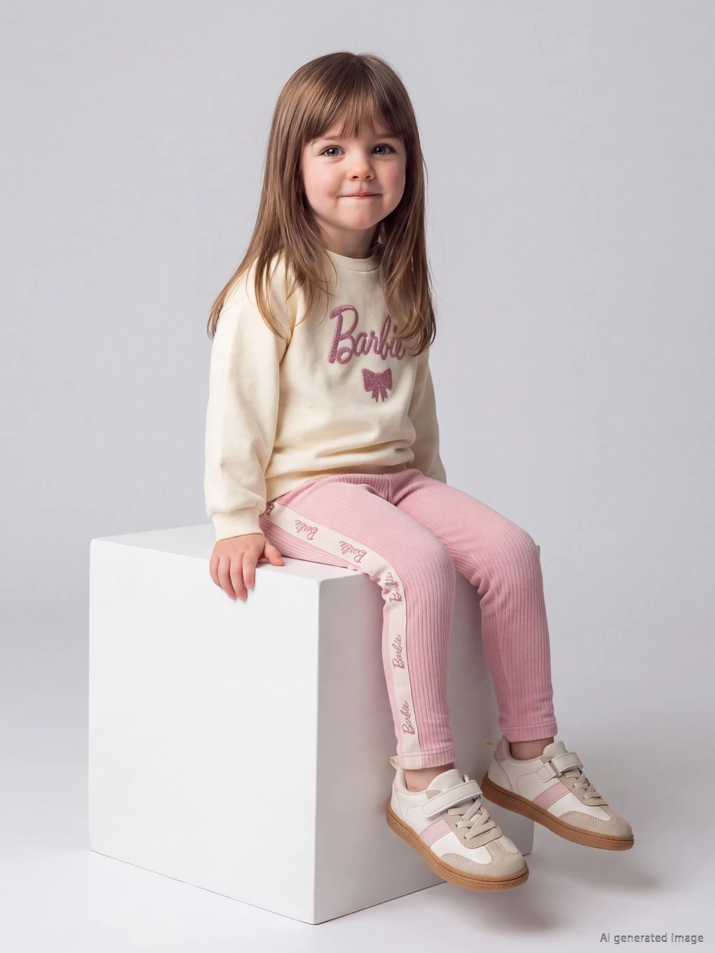 LCW baby Barbie Vezeni Komplet Za Bebe Devojčice