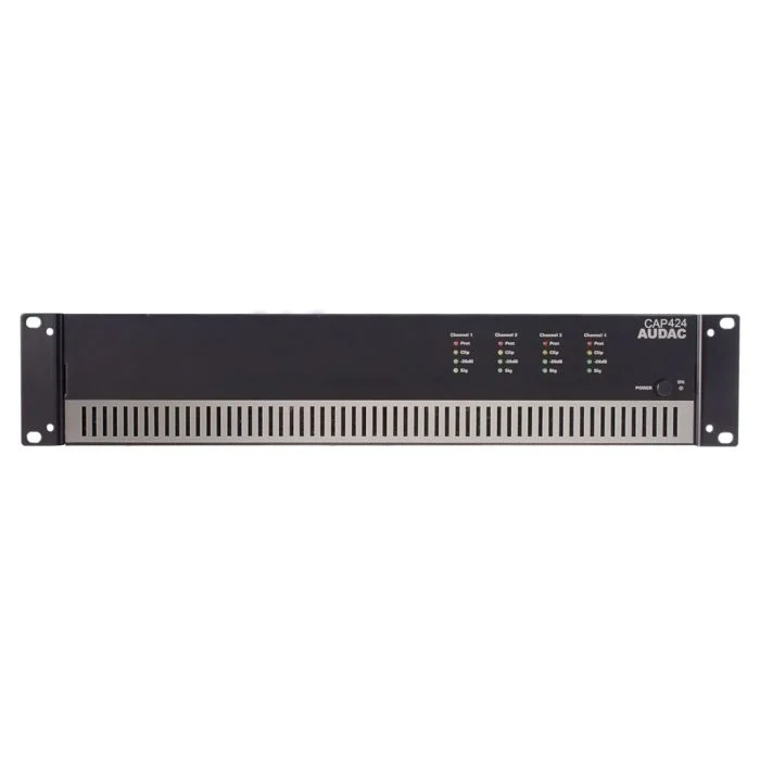 Audac CAP424 - Profesionalno 100V četvorokanalno pojačalo 4x240W