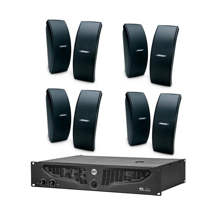 Komplet ozvučenja 8x Bose 151 zvučnika + RCF IPS 700 pojačalo