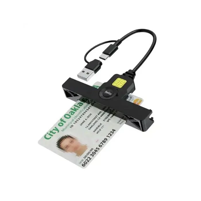 Kettz KTZ-CR230AC – čitač ID i SIM kartica USB-A / USB-C