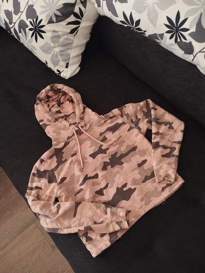 Roze crop top duks