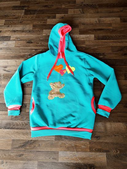 Zeleno,rozin neon duks