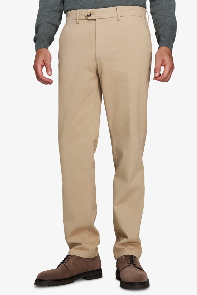 Bež muške chino pantalone
