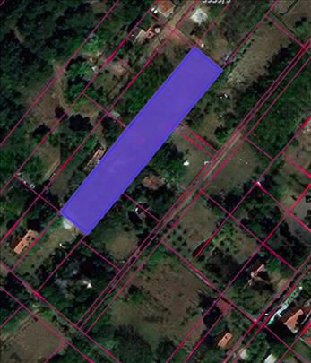 Plac 14 ari sa započetim objektom 100m2