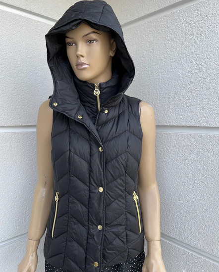 MICHAEL KORS Prsluk Vel XS S ORIGINAL Perje