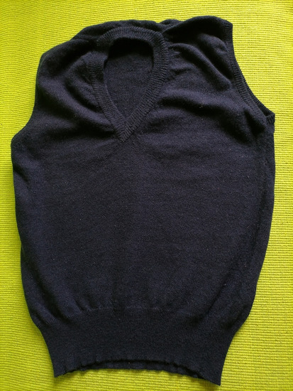 Vintage tanji vuneni prsluk