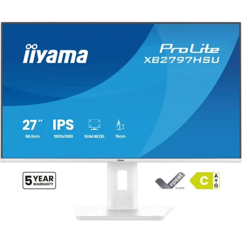 Monitor 27″ Iiyama XB2797HSU-W1 IPS 1920×1080/120Hz/1ms/HDMI/DP/USB/pivot/zvucni