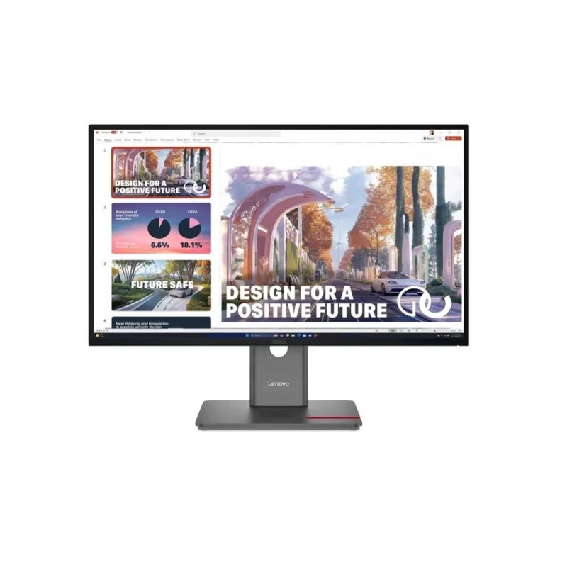 Monitor LENOVO ThinkVision P27QD-40 27″/IPS/2560×1440/120Hz/4ms/USB-B,USB-C 140W,USB-C,4xUSB-A,HDMI,