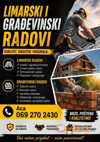 Limarski i gradjevinski radovi