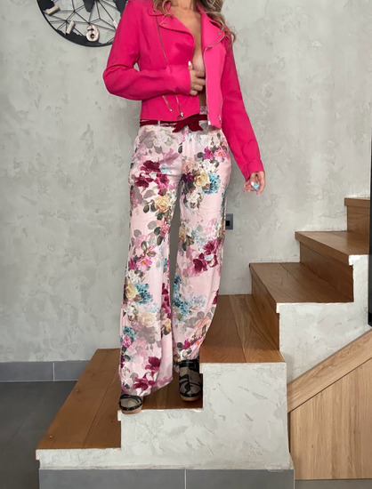 Floral lagane pantalone