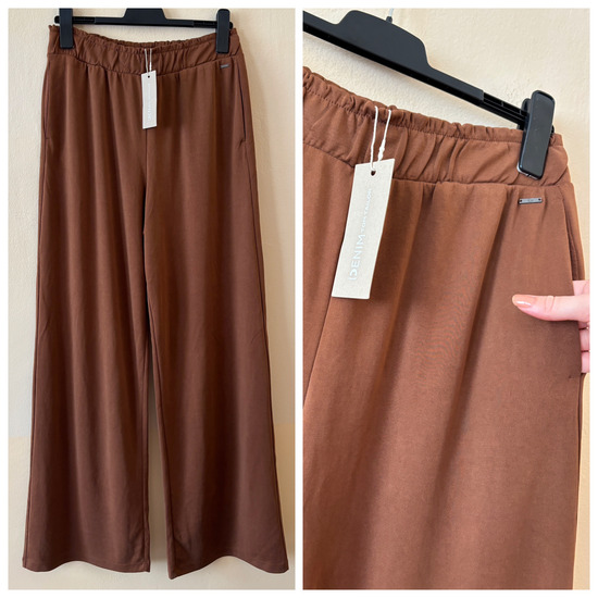 TOM TAILOR Široke Pantalone (Wide Leg)- ETIKETA- M