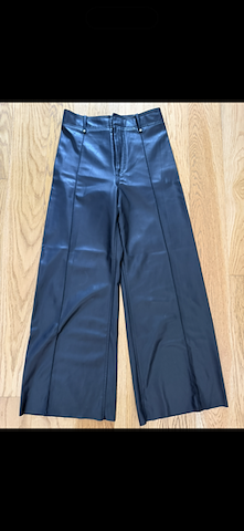 Kožne zara pantalone XS