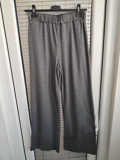NOVE sive siroke melirane pantalone vel M