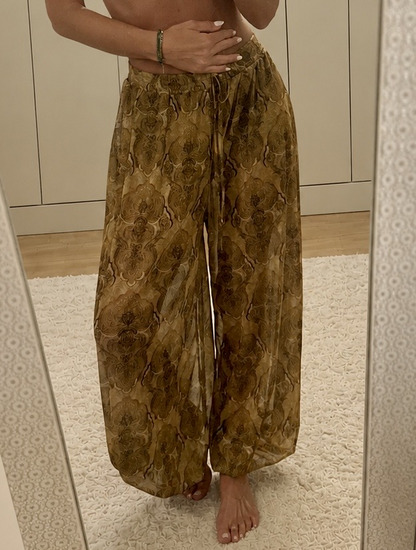 SNIŽENE!! Zara štampane balon pantalone, M