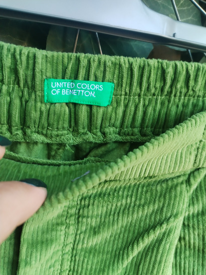 Benetton somot pantalone vel M