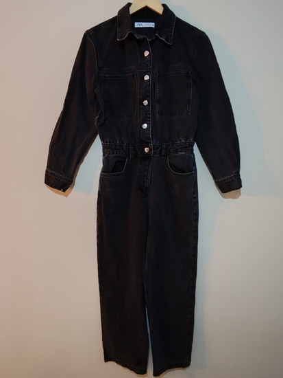 ZARA TEKSAS WASHED KOMBINEZON