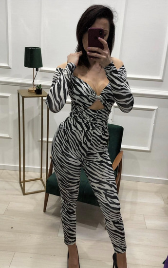 Zebra kombinezon